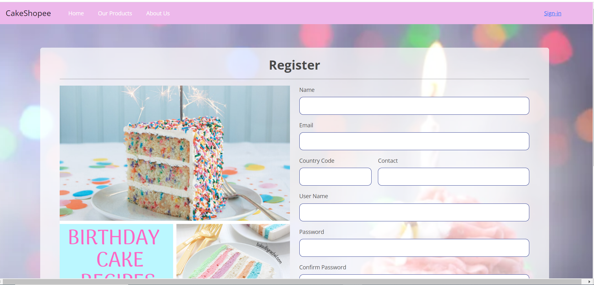 GitHub - kpate16/cakeshopee