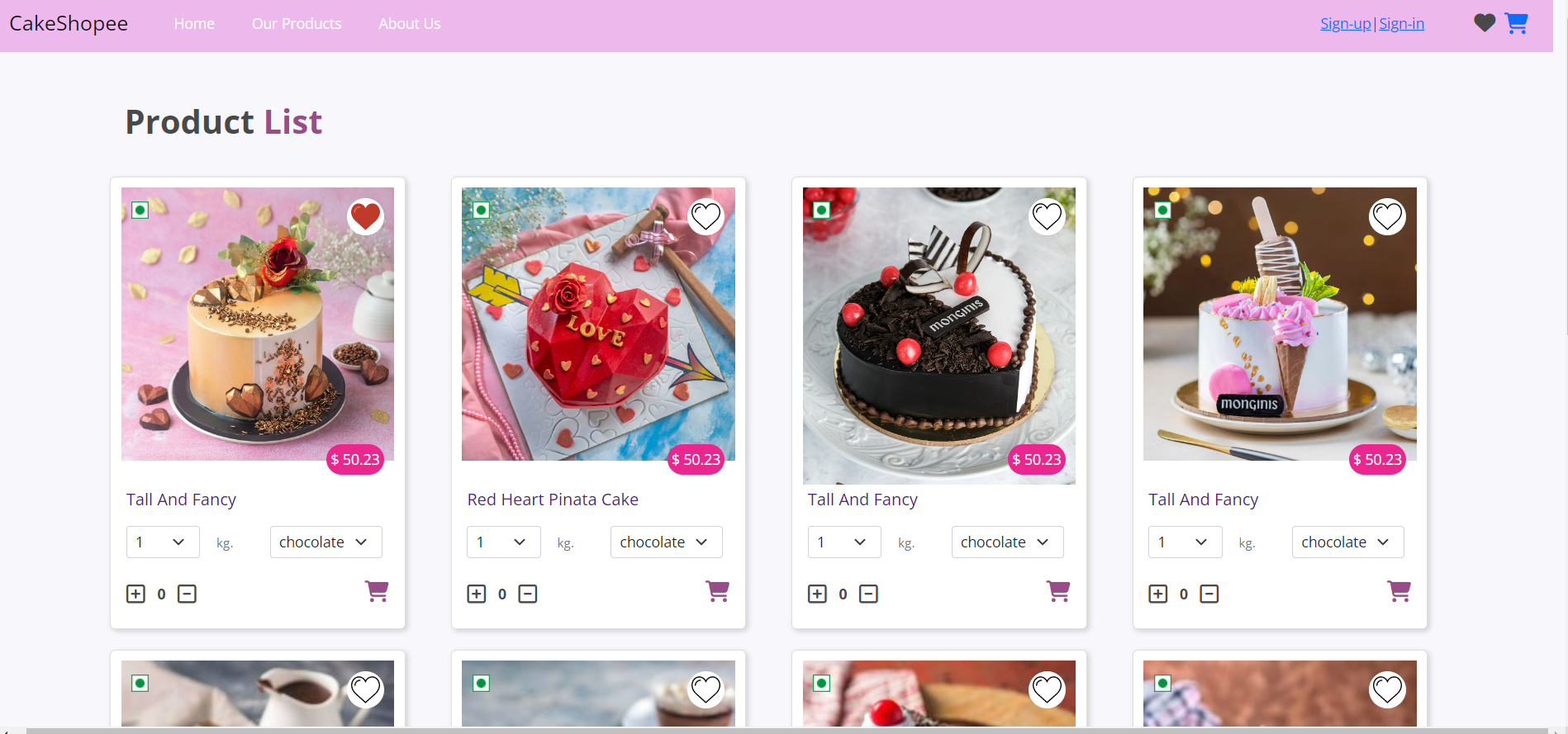 GitHub - kpate16/cakeshopee