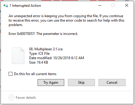 Windows Install zip extract - Error 0x80070057: The parameter is incorrect · Issue #291 ...