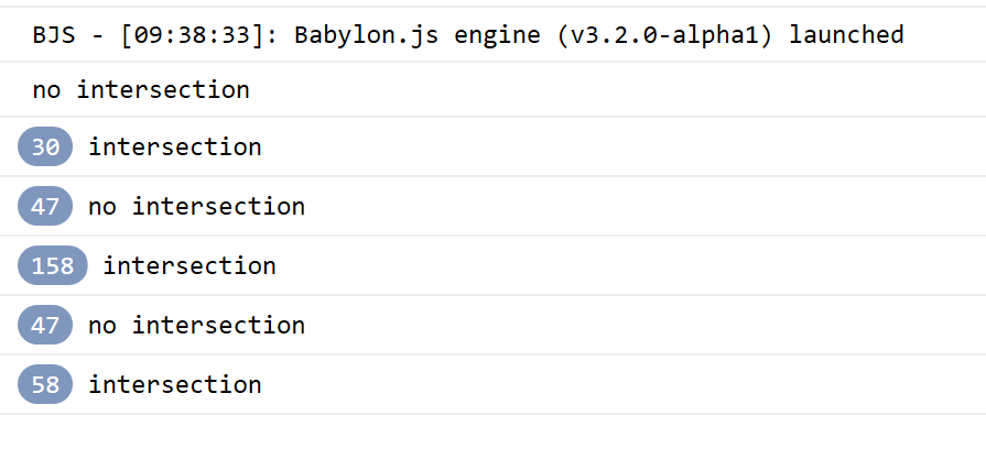 Strange behavior intersectsMesh() · Issue #3448 · BabylonJS/Babylon.js · GitHub