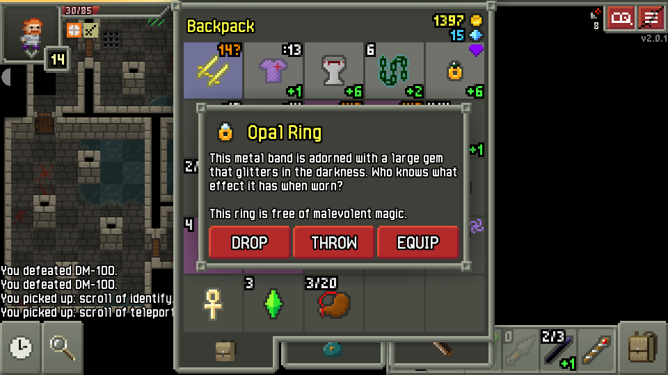 Rings on Quickslots · Issue #1302 · 00-Evan/shattered-pixel-dungeon · GitHub