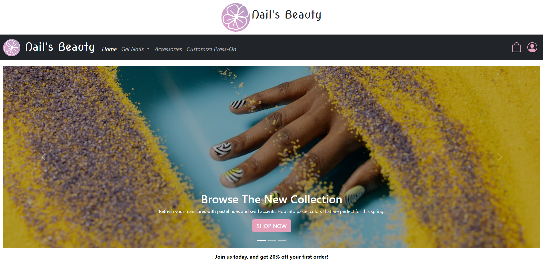 GitHub - Yuen-Zhang/Nails-Beauty-ecommerce-website: First capstone prooject: Nail's Beauty