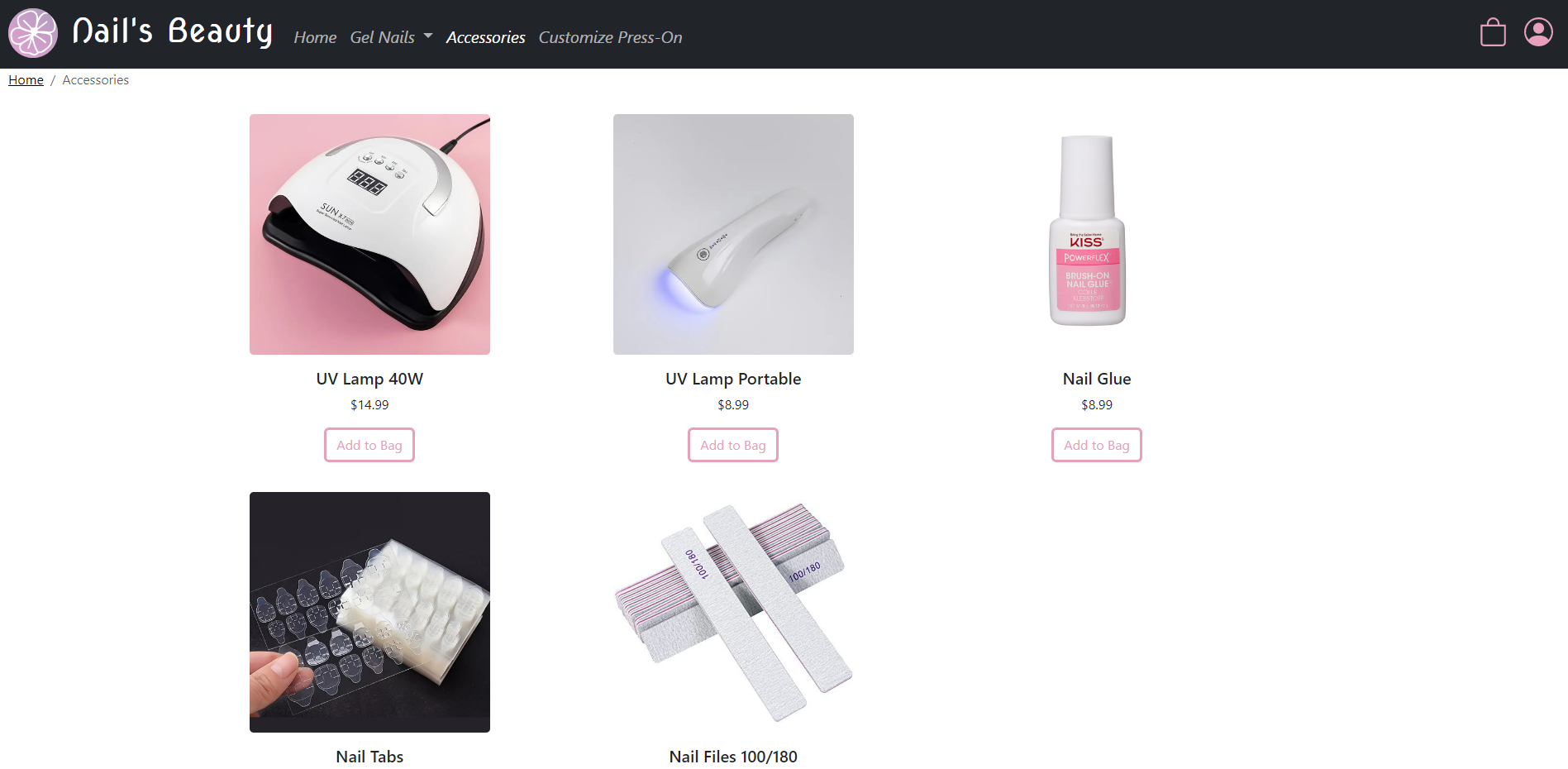 GitHub - Yuen-Zhang/Nails-Beauty-ecommerce-website: First capstone prooject: Nail's Beauty