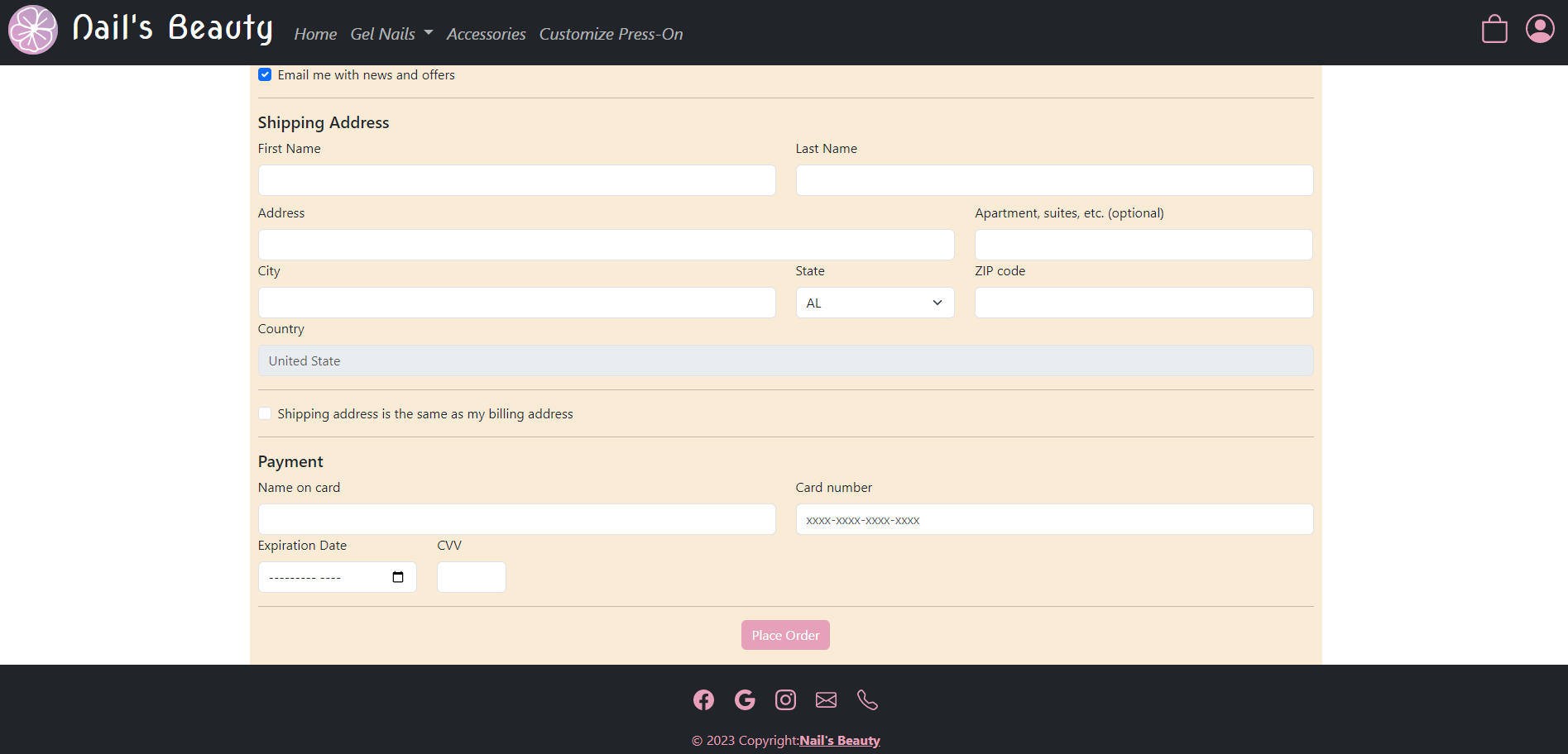GitHub - Yuen-Zhang/Nails-Beauty-ecommerce-website: First capstone prooject: Nail's Beauty