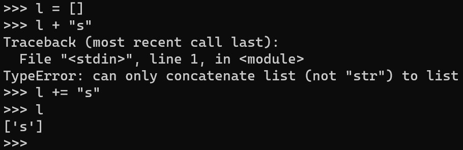 Discrepancy Between Inplace Add And Add For List And Iterables · Issue 96770 · Pythoncpython