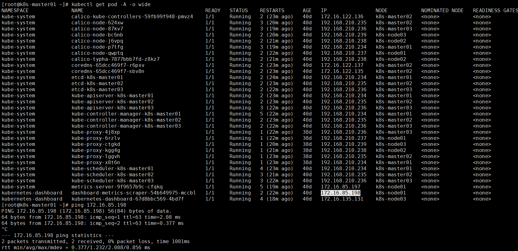 Destination Port Unreachable is displayed when a k8s host ping the svc address · Issue #119613 ...