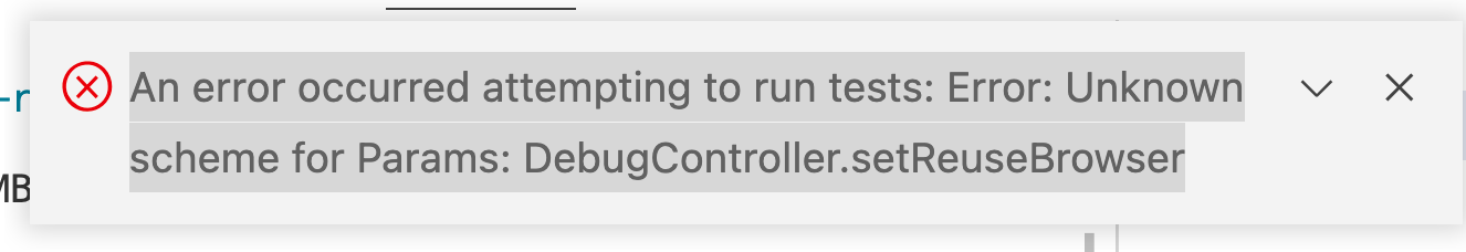 [BUG] VS Code extension error after running tests in terminal · Issue ...