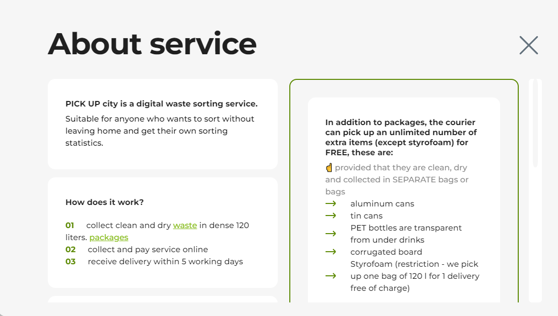 [ubs Courier Home Page] Pop Up Window About Service On Ubs Courier Home Page Closes