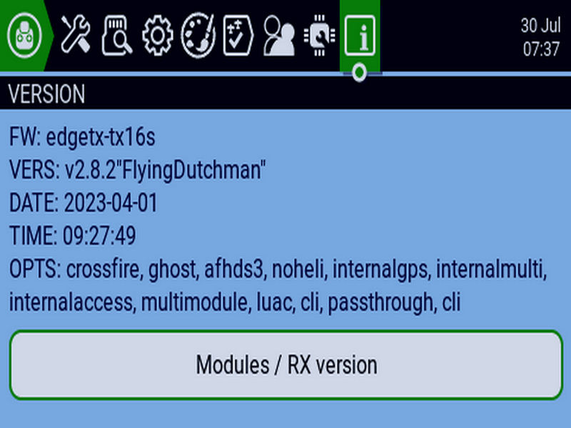 widgets vs. sensors (TX16s/FS-IA6B FW2.8.3) · Issue #3543 · EdgeTX/edgetx · GitHub