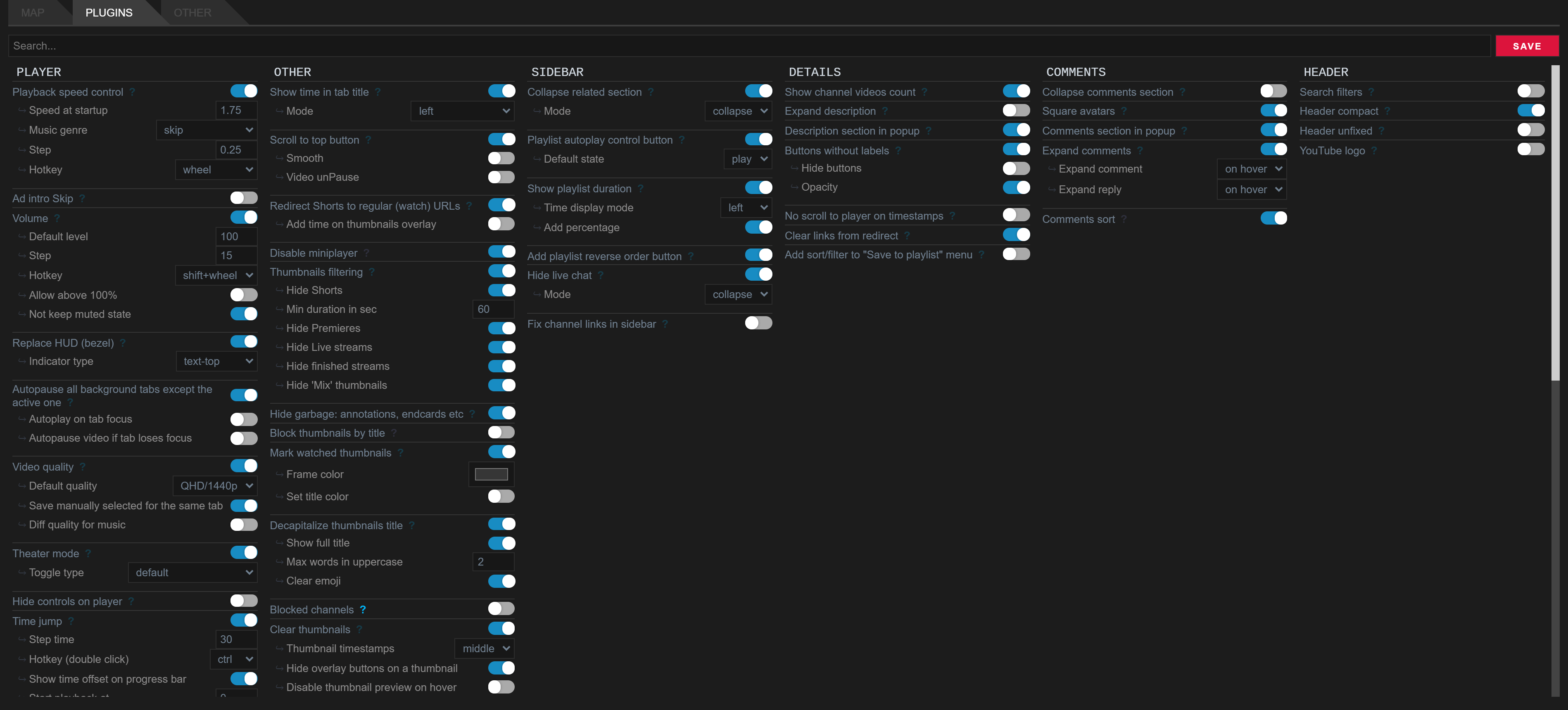 Github Raingart Nova Youtube Extension