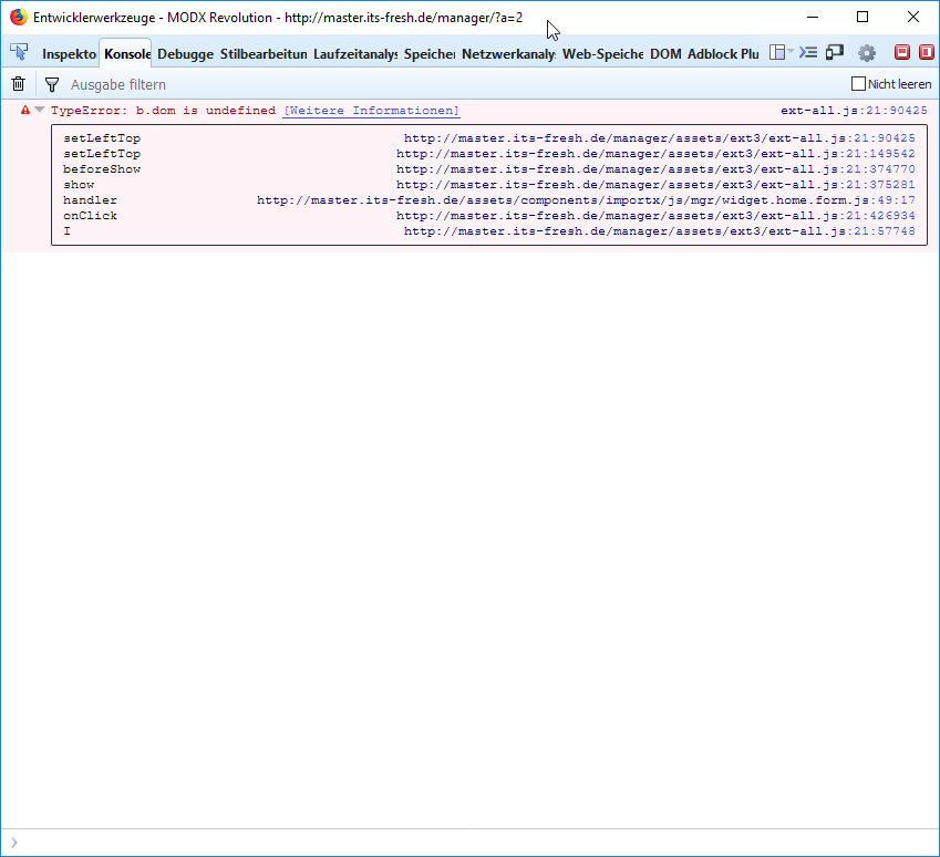 Not working in Modx 2.6.1 · Issue #69 · modmore/importX · GitHub