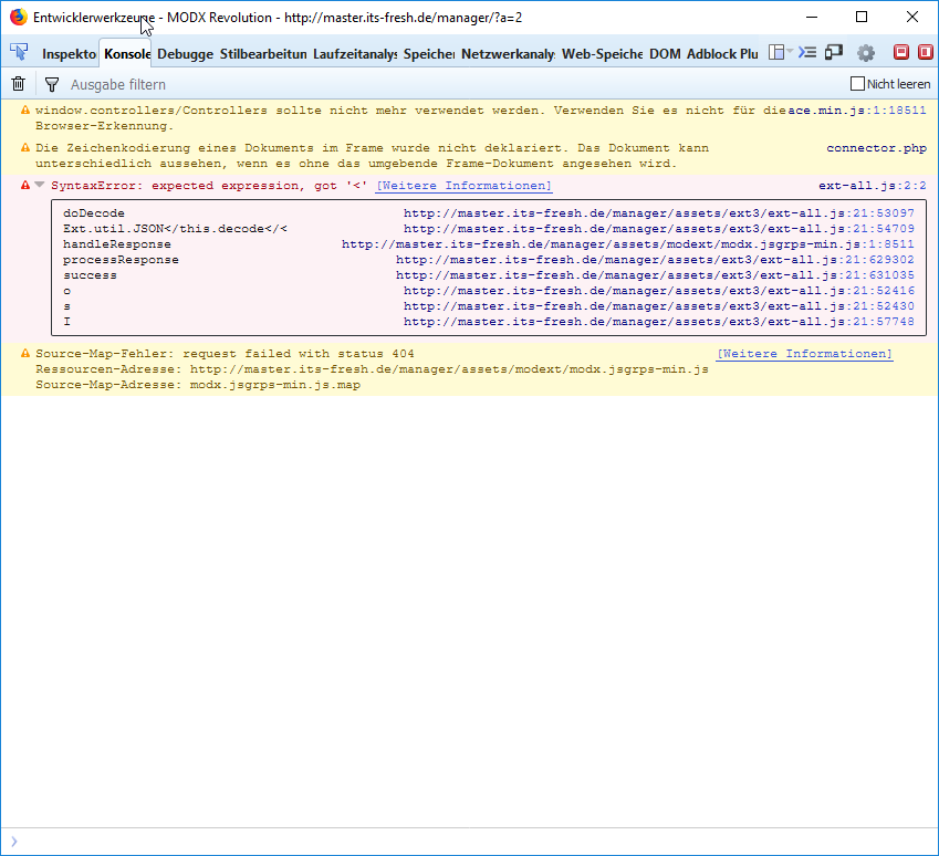 Not working in Modx 2.6.1 · Issue #69 · modmore/importX · GitHub
