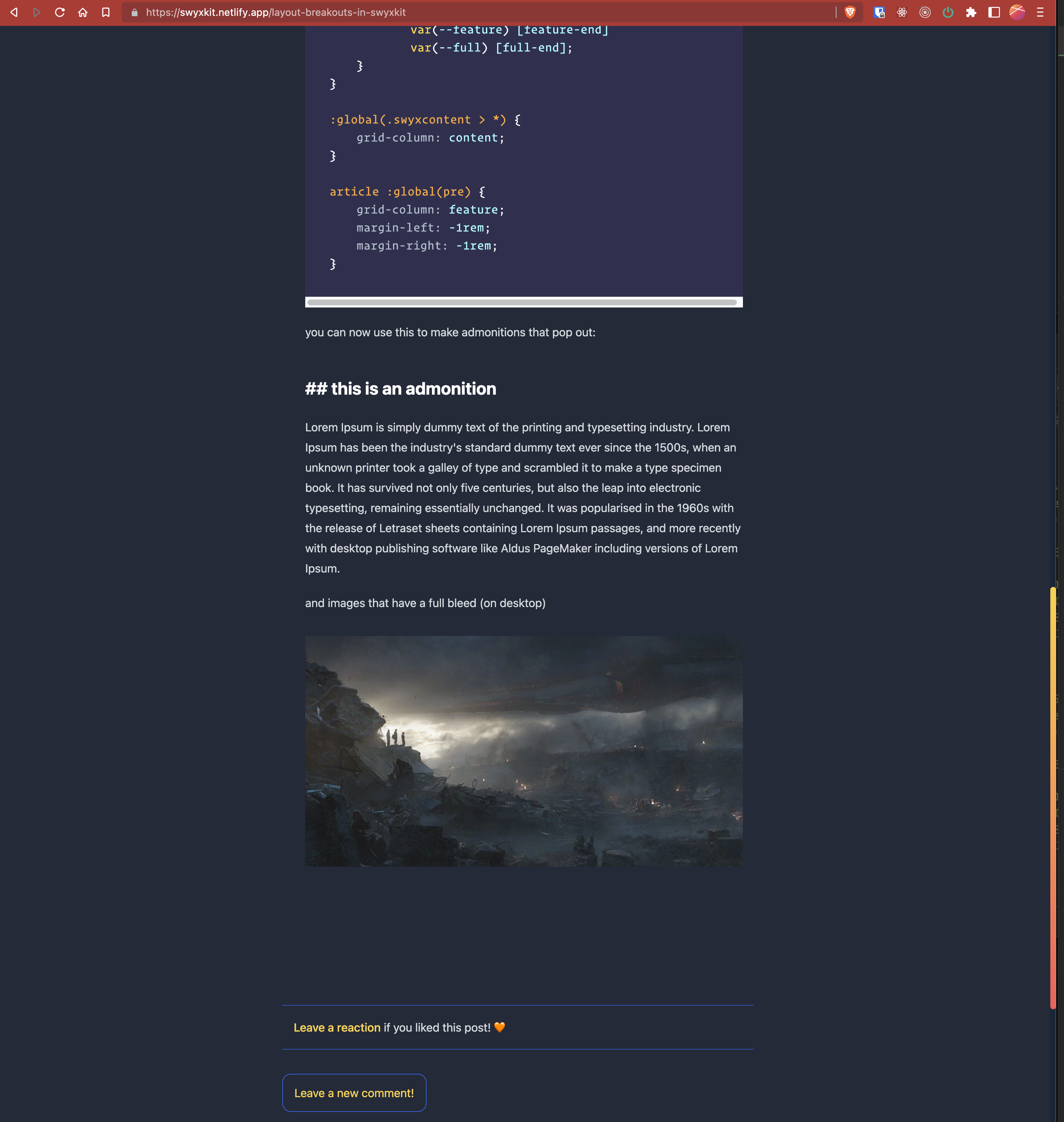 Layout Breakouts in Swyxkit · Issue #128 · swyxio/swyxkit · GitHub
