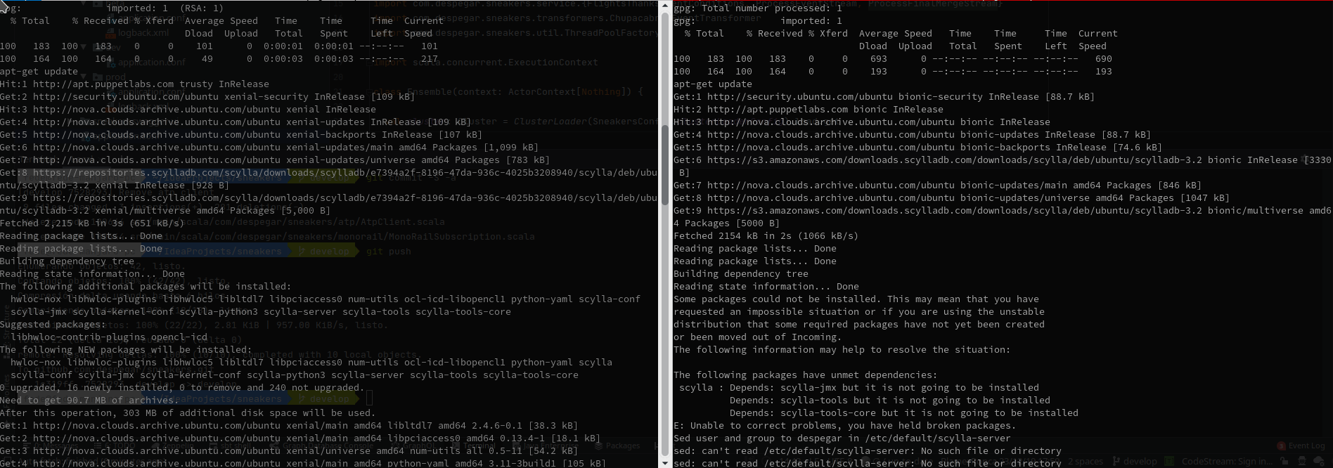 Error ubuntu 18.04 packages upgrading from 3.2-RC3 to 3.2.0 · Issue #5622 · scylladb/scylladb ...