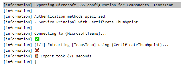 PlannerPlan : TerminatingError(Get-M365DSCExportContentForResource): "You cannot call a method ...