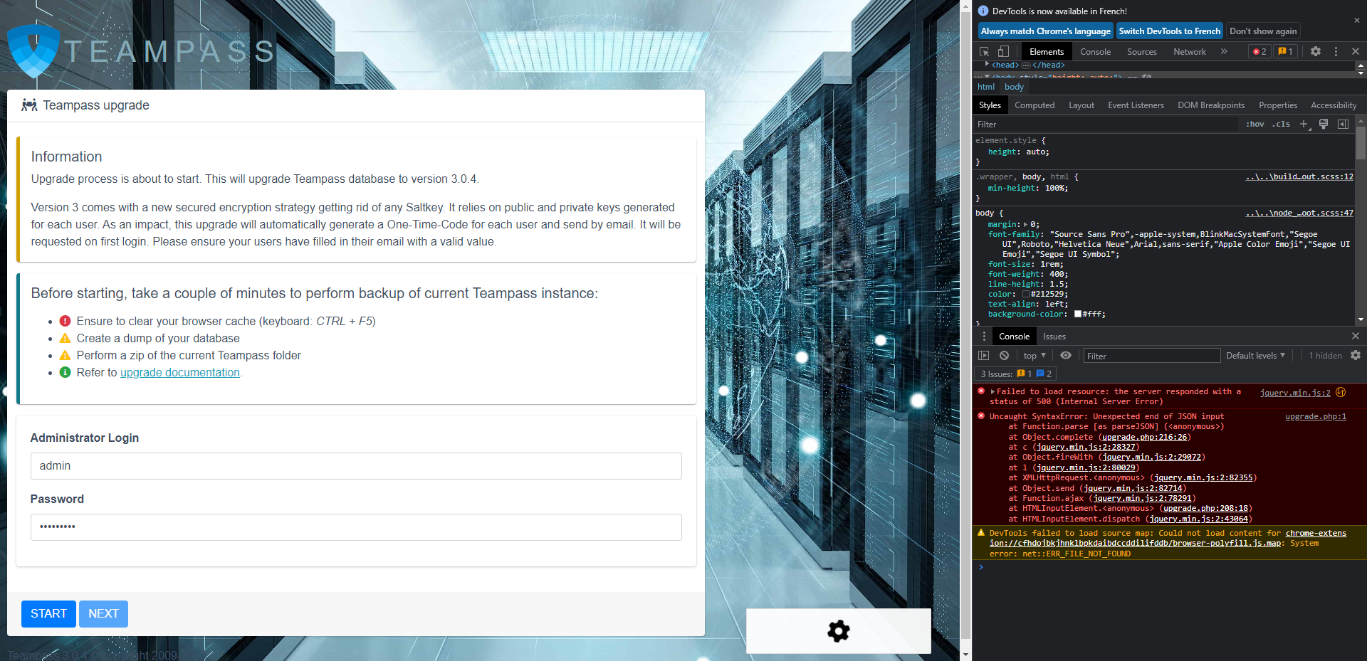 [RESOLVE] Error on update to 3.0.4 from 3.0.0.22 · Issue #3655 · nilsteampassnet/TeamPass · GitHub