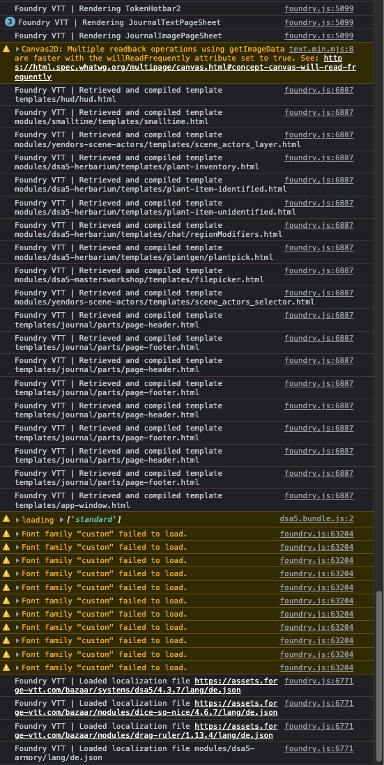 Es werden keine Grafiken (Hintergrundbilder) mehr auf dem Canvas in Szenen angezeigt seit DSA 4. ...