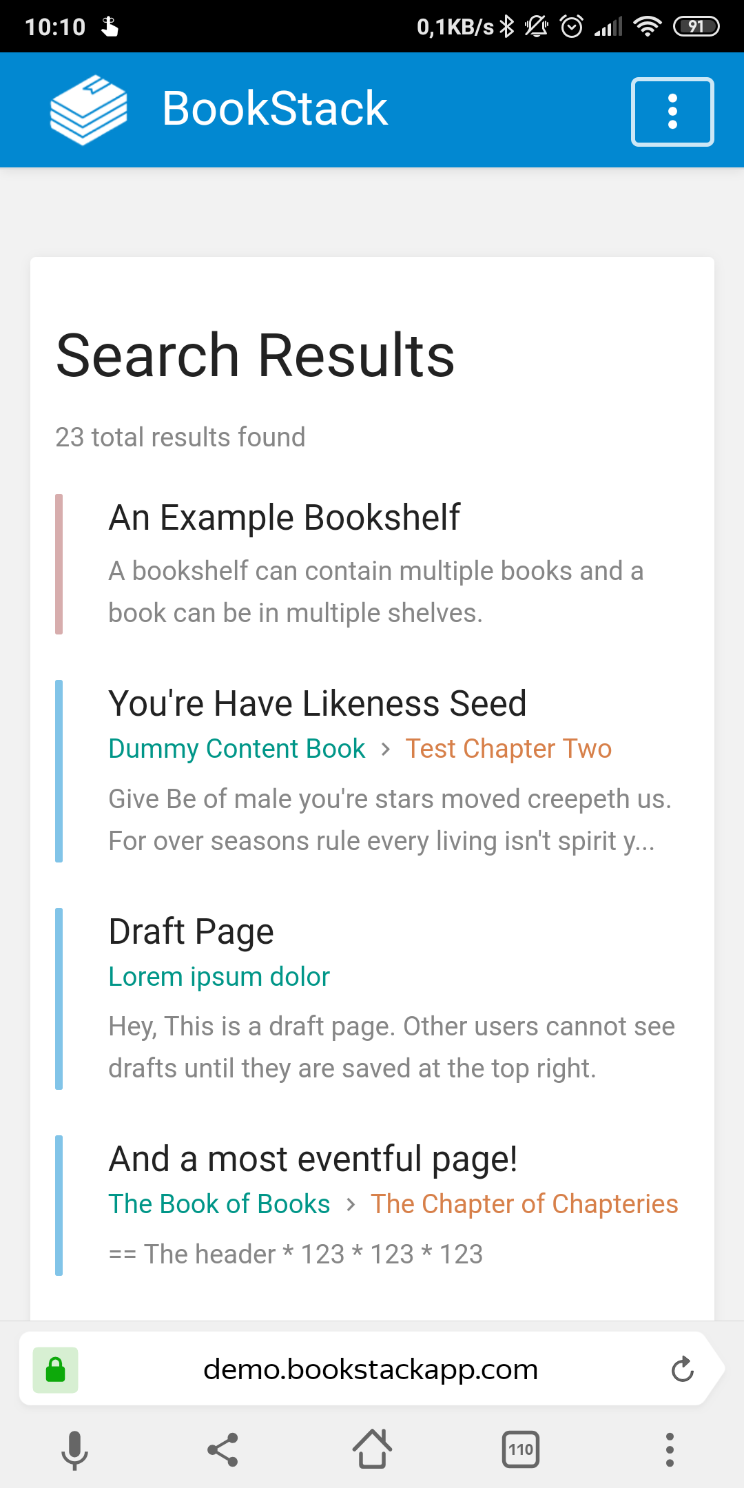 Search Field Missing In Mobile View · Issue 1450 · Bookstackapp