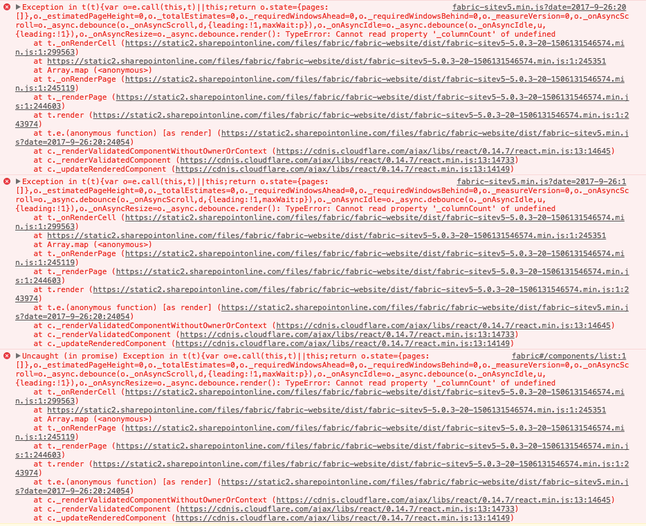 Fabric List examples on developer.microsoft.com not loading · Issue #2949 · microsoft/fluentui ...