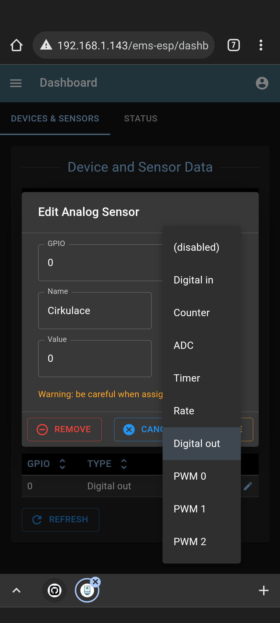 Add GPIO with scheduler · Issue #648 · emsesp/EMS-ESP32 · GitHub
