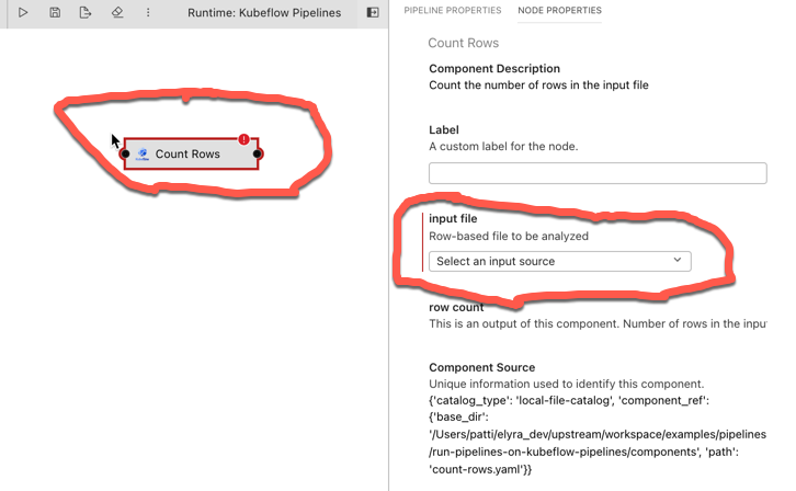 VPE Node property errors are not displayed on canvas · Issue #2329 · elyra-ai/elyra · GitHub