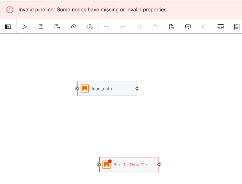 Pipeline editor: pipeline should be validated when a user attempts to save it · Issue #801 ...