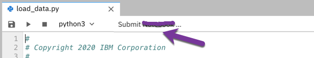 Add support for "submit script" from the Python editor · Issue #933 ...