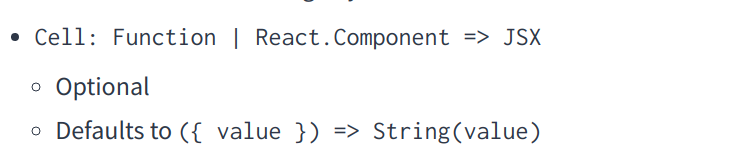 Cell renderer v6 -> v7 interface change · Issue #1849 · TanStack/table · GitHub