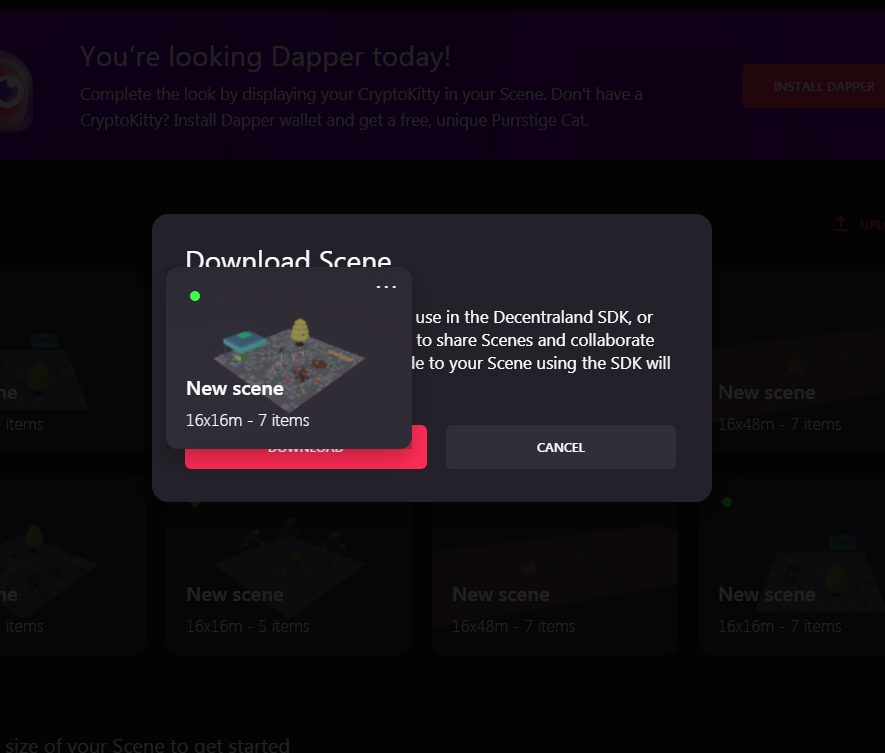 Deploy to LAND polish · Issue #539 · decentraland/builder · GitHub