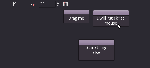 GraphNode "sticks" to mouse movement · Issue #59865 · godotengine/godot · GitHub