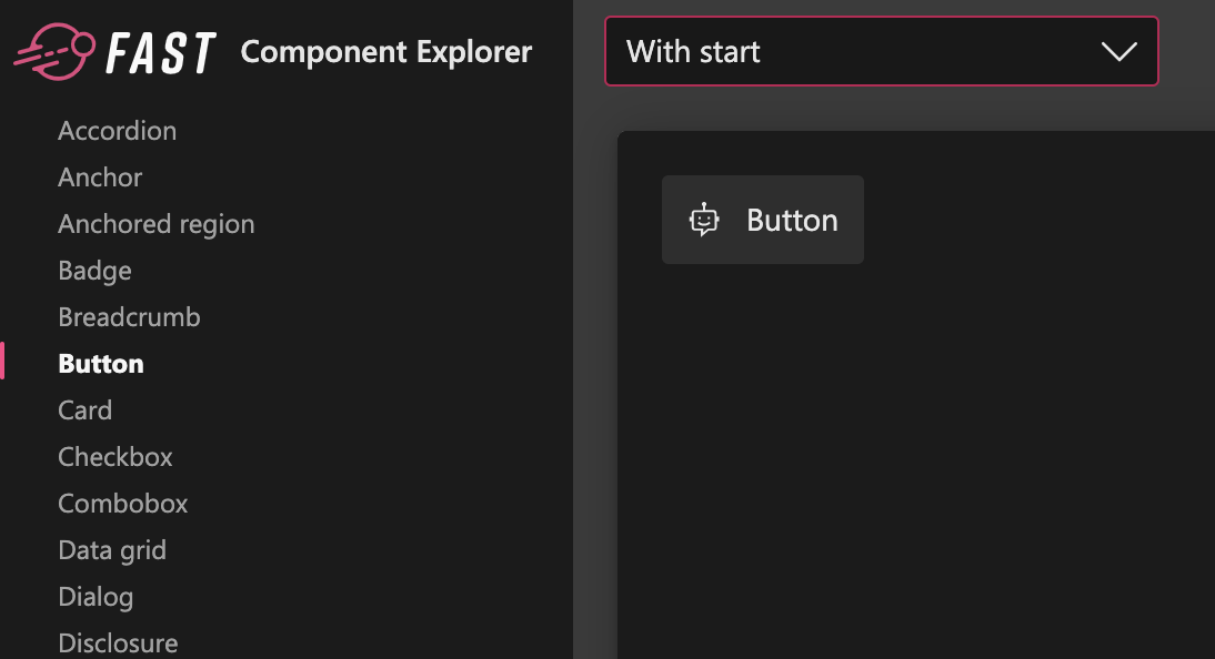 Slot spacing incorrect for fast-button · Issue #4830 · microsoft/fast · GitHub