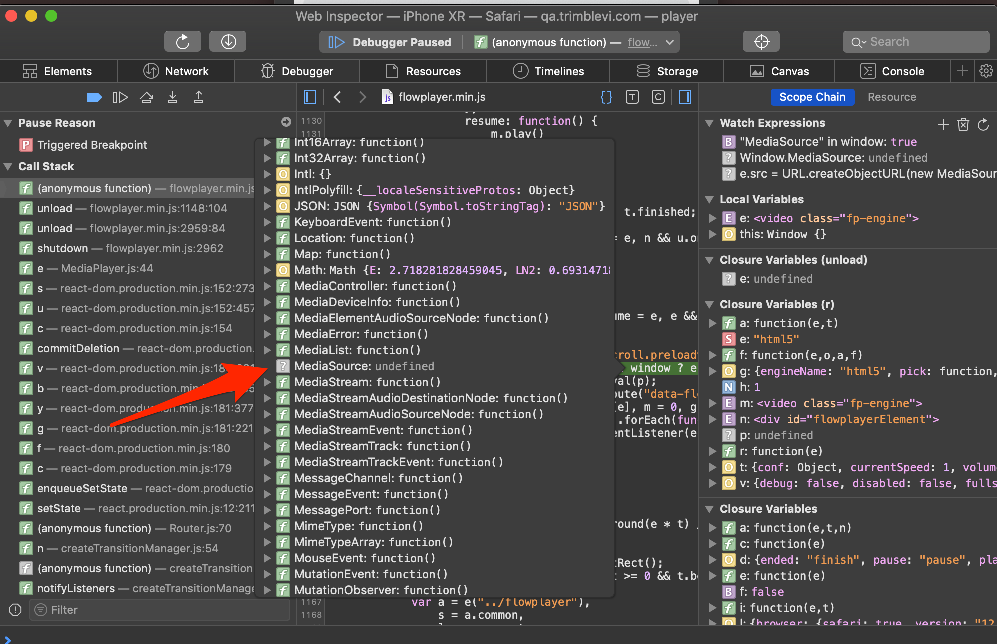 unload() throws exception on iOS · Issue #1357 · flowplayer/flowplayer · GitHub