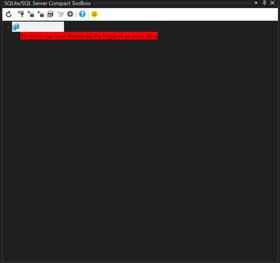 VS 2022 Exception has been thrown by the target of an invocation · Issue #935 · ErikEJ ...
