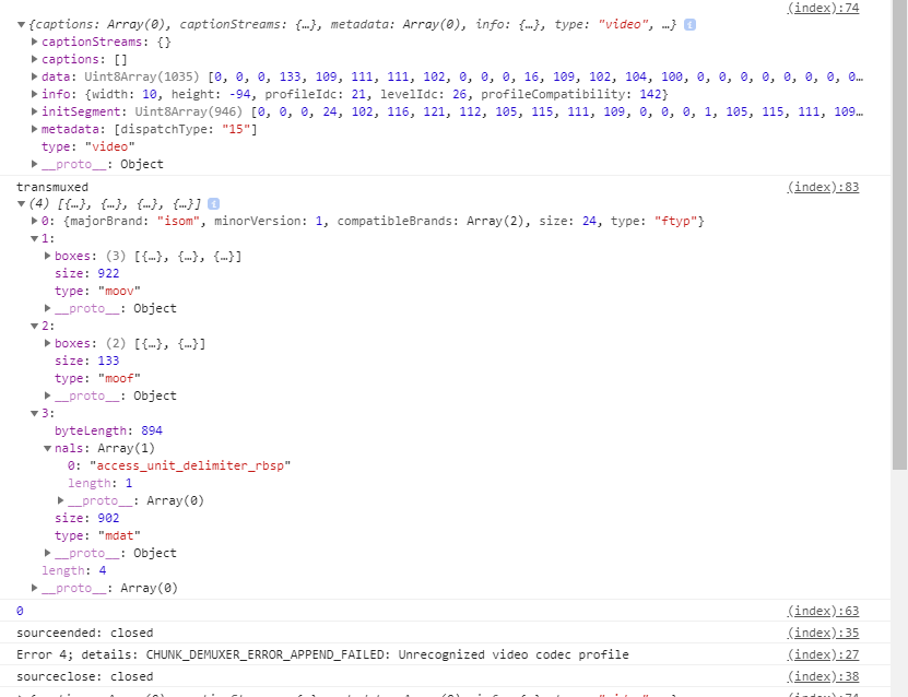 Transmux MPEG-2 TS packets via websocket from multicast UDP · Issue #253 · videojs/mux.js · GitHub