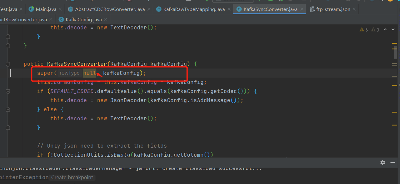[Question]ftp采集数据输出到kafka报空指针 · Issue #1624 · DTStack/chunjun · GitHub