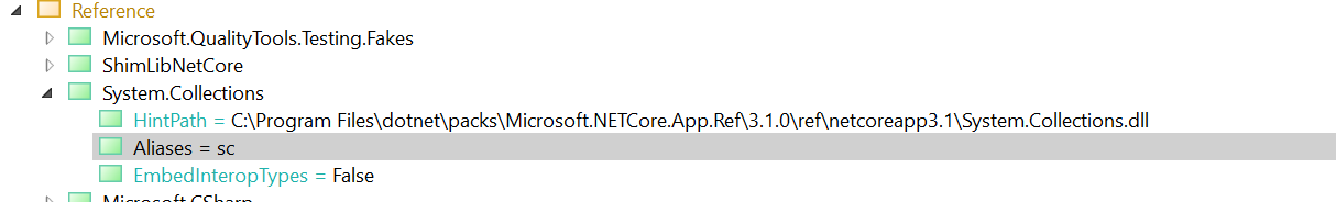 Assembly alias in ` ` not applied · Issue #10749 · dotnet/sdk · GitHub