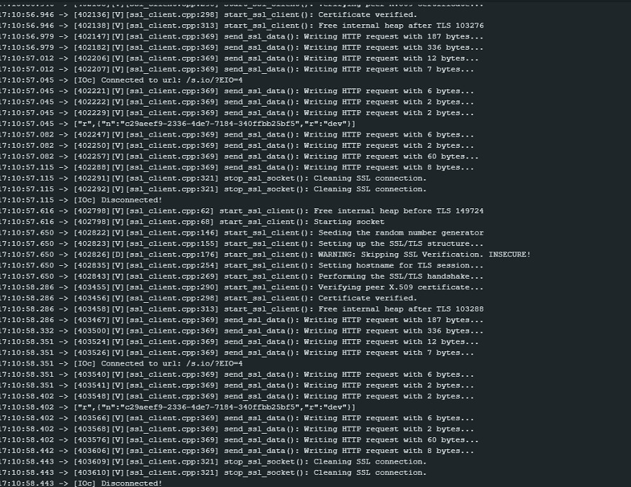 ESP32 Connect and Disconnect · Issue #837 · Links2004/arduinoWebSockets · GitHub