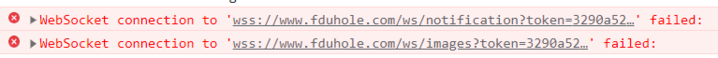 Websocket 通知服务无法连接 · Issue #110 · OpenTreeHole/backend · GitHub