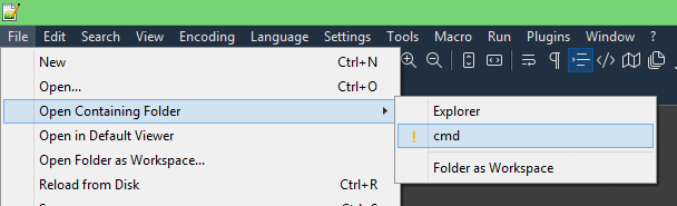 Cmd shell created by Notepad++ does not retrieve updated environment ...