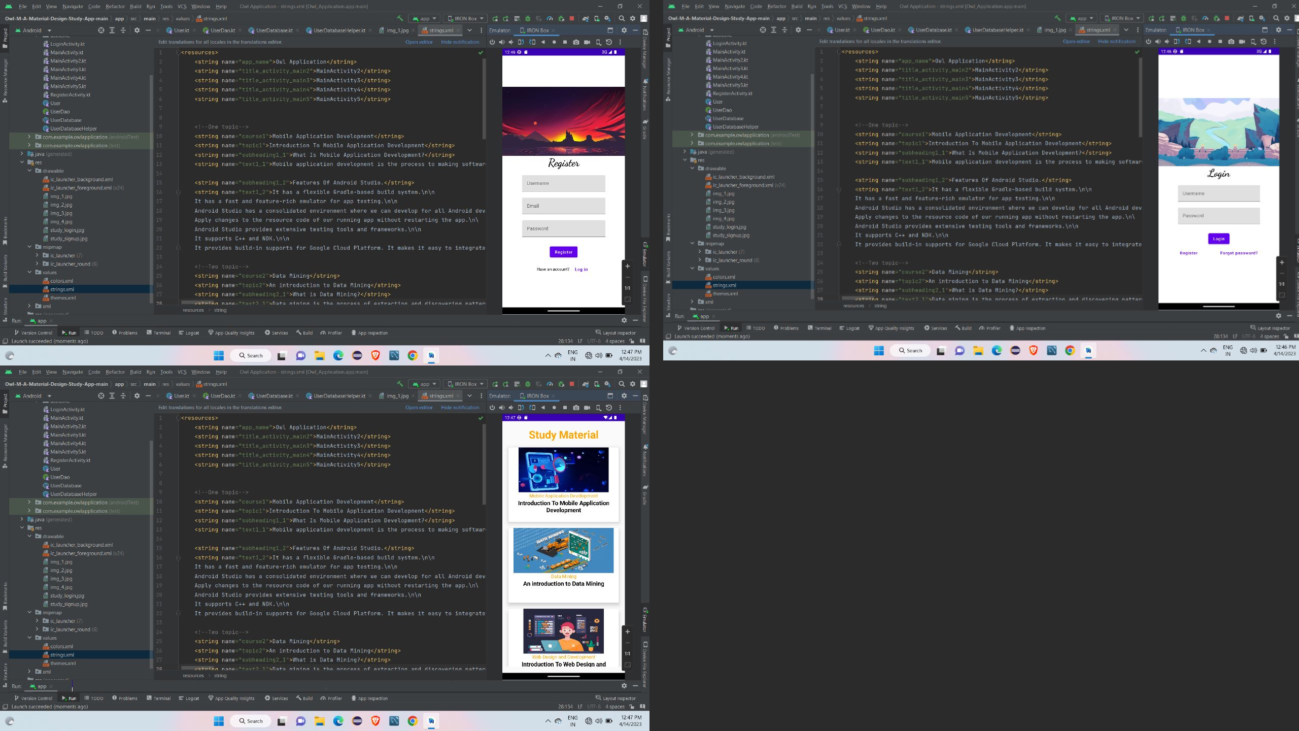 GitHub - chaitanyakumarredd/OWL-M-A-MATERIAL-DESIGN-STUDY-APP