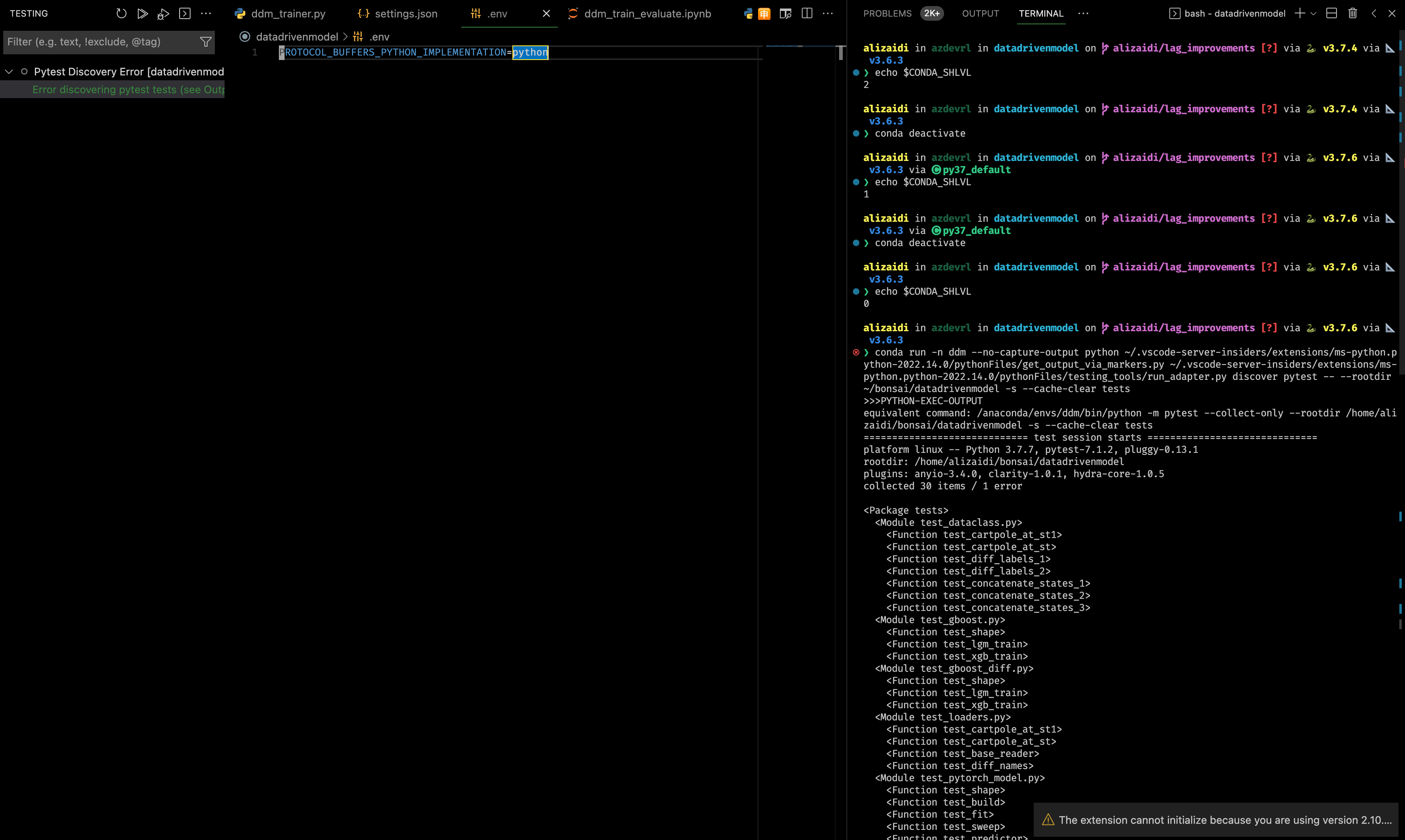 Pytest Fails To Use The Correct Conda Environment Path For Testing 