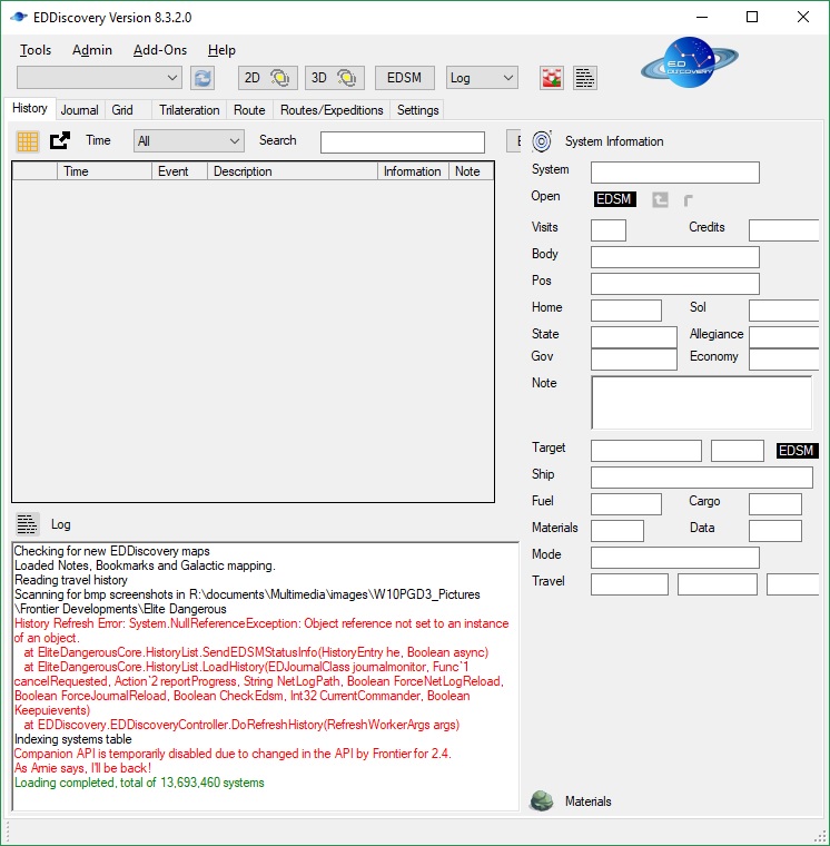 After Upgrading to 8.3.2.0 from v7.x.x.x History is not loading · Issue ...