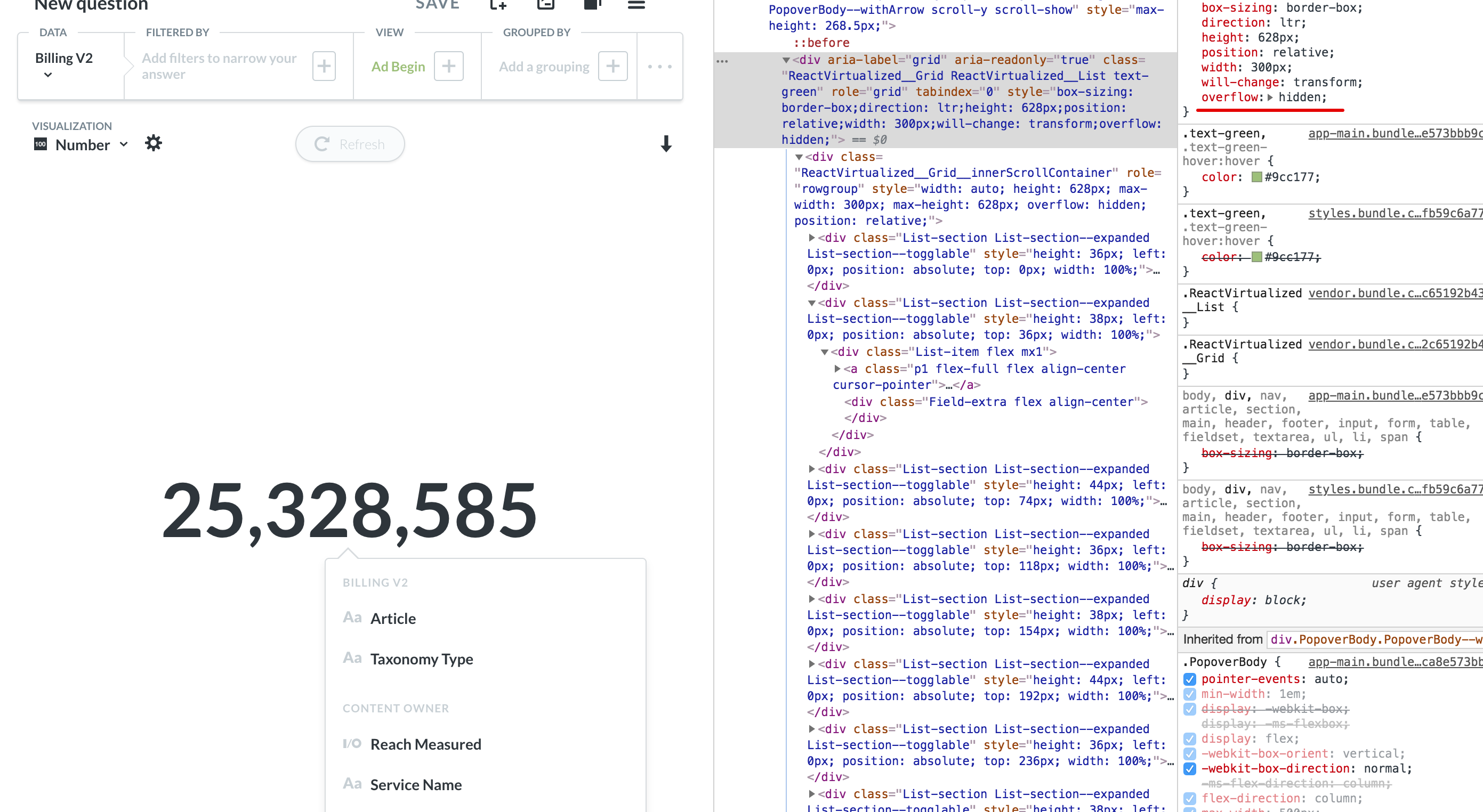 Not scrollable popover · Issue #8281 · metabase/metabase · GitHub