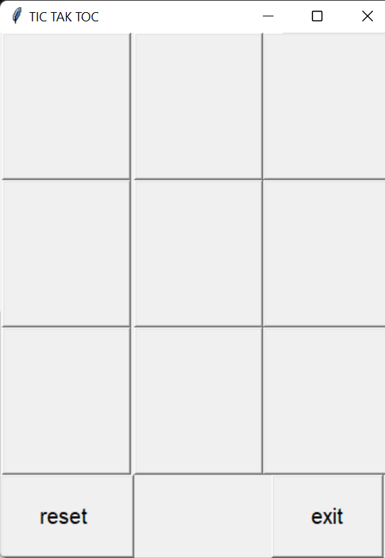 GitHub - sakethsimhareddy/tic_tak_toe: Python program that uses the tkinter library to create a ...