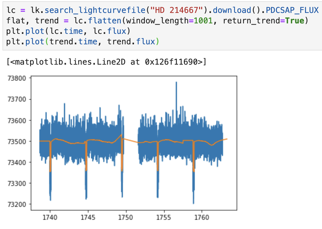 Unable to make `flatten()` work on 2-minute TESS data · Issue #634 ...