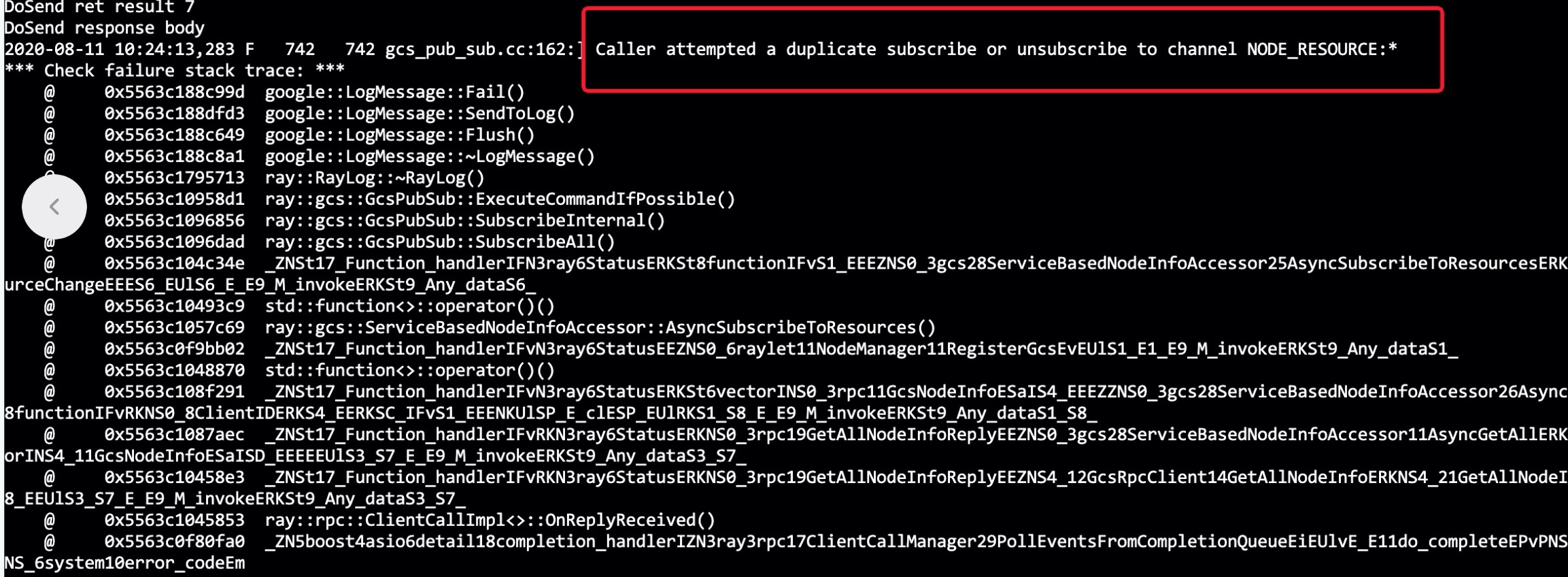 Gcs Duplicate Subscribe Of Node Resource When Resubscribe · Issue 10039 · Ray Projectray 5401