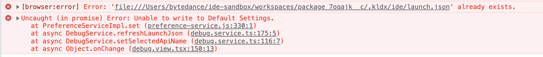 [BUG] Preference 的目录在 defaultPreferences 的exclude 中时，调用preferenceService.set('launch'报错 · Issue ...