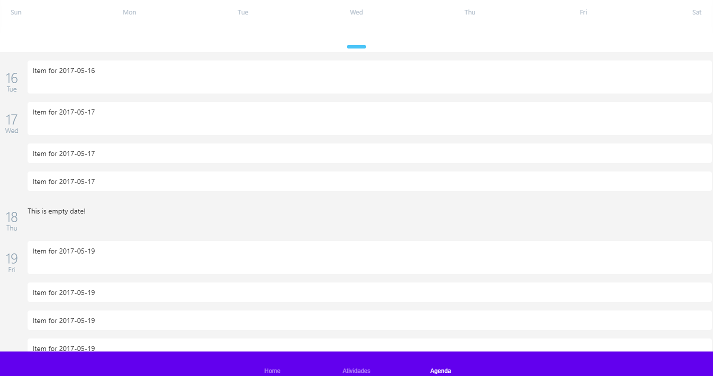 Agenda object not working properly on expo web - but works in Android · Issue #1034 · wix/react ...