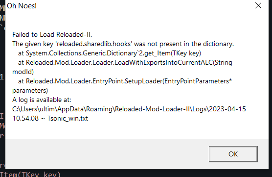 Help: Please help me with trying to play sonic heroes but cant keeps saying reloaded failed ...