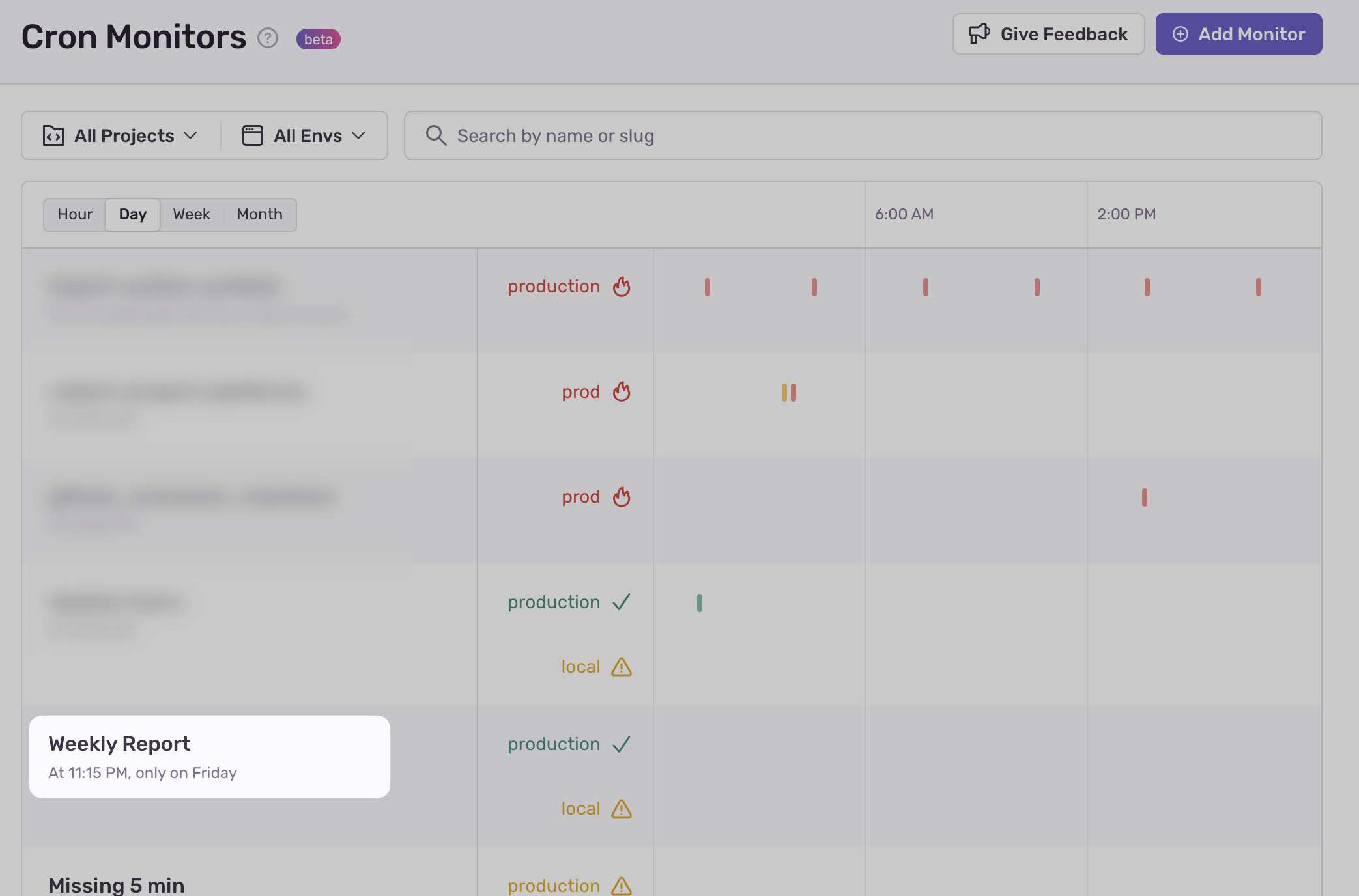 Crons: Add project icon next to each monitor name · Issue #55160 · getsentry/sentry · GitHub